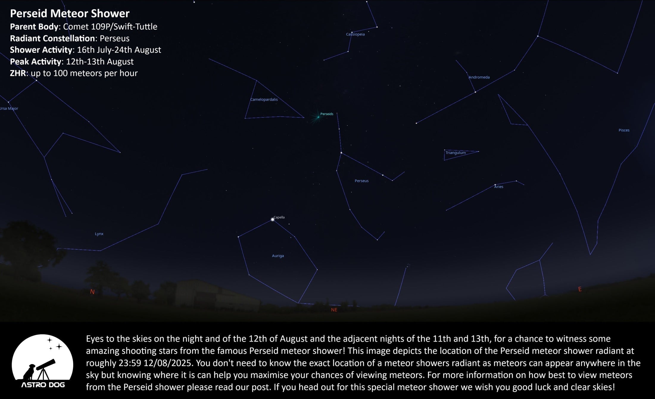 PERSEID METEOR SHOWER! - 12/08/2025 – Astro Dog